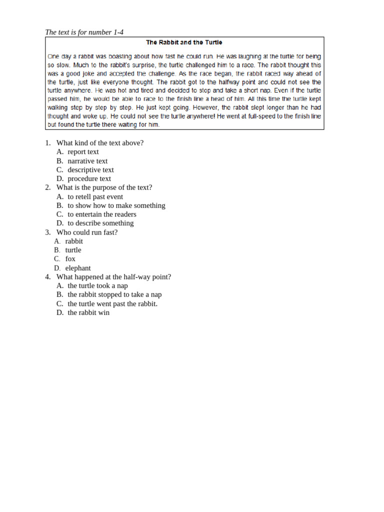 Text Analysis and Comprehension Quiz | PDF | Travel | General Fiction