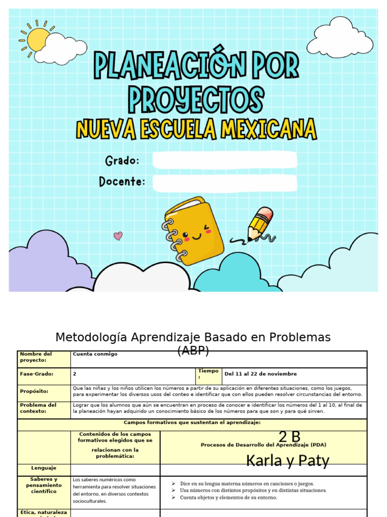 Formato Planeacion ABP (Aprendizaje Basado en Problemas ABP) | PDF | Aprendizaje | Cognición