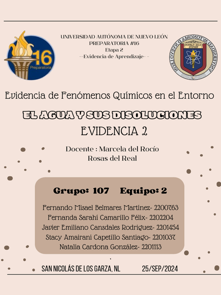 Equipo2 Fqe Ev Et2 | PDF | Ácido | Química