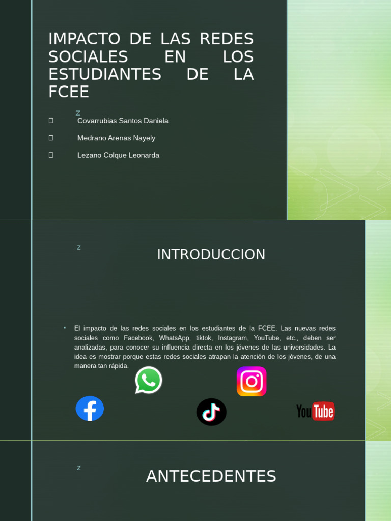 Impacto de Las Redes Sociales en Los Estudiantes | PDF | Red social ...