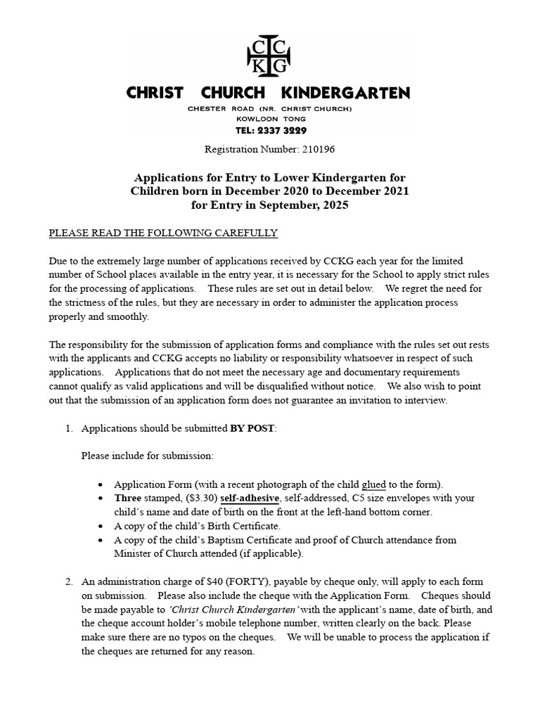 Admission Notes 2024 Entry | PDF | Schools | Curriculum