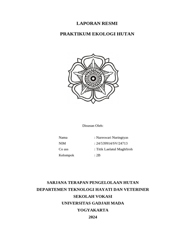 Format Lapres Ekologi 2024 | PDF