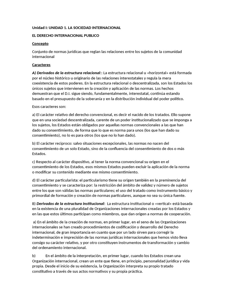Resumen Final Dip | PDF | Tratado | Ley internacional
