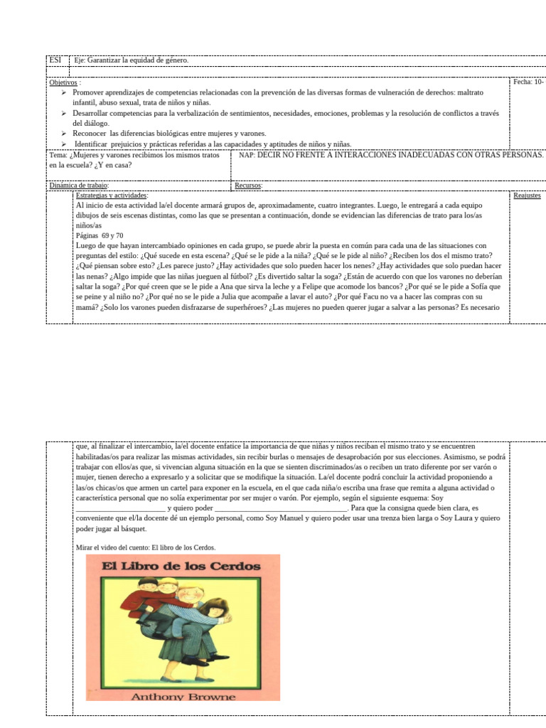 ESI Secuencia 4 | PDF | Ciencias sociales | Relaciones personales, crianza y desarrollo personal