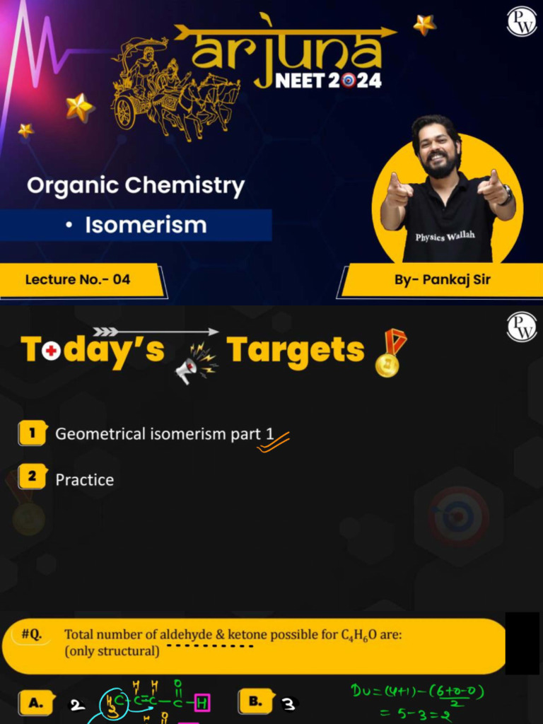 Isomerism 04 Class Notes PDF | PDF Isomerism 04 Class Notes PDF | PDF