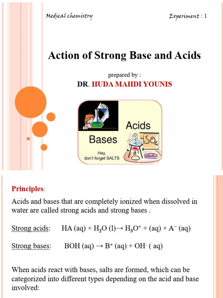 Strong Acids and Bases in Chemistry | PDF | Acid | Hydroxide