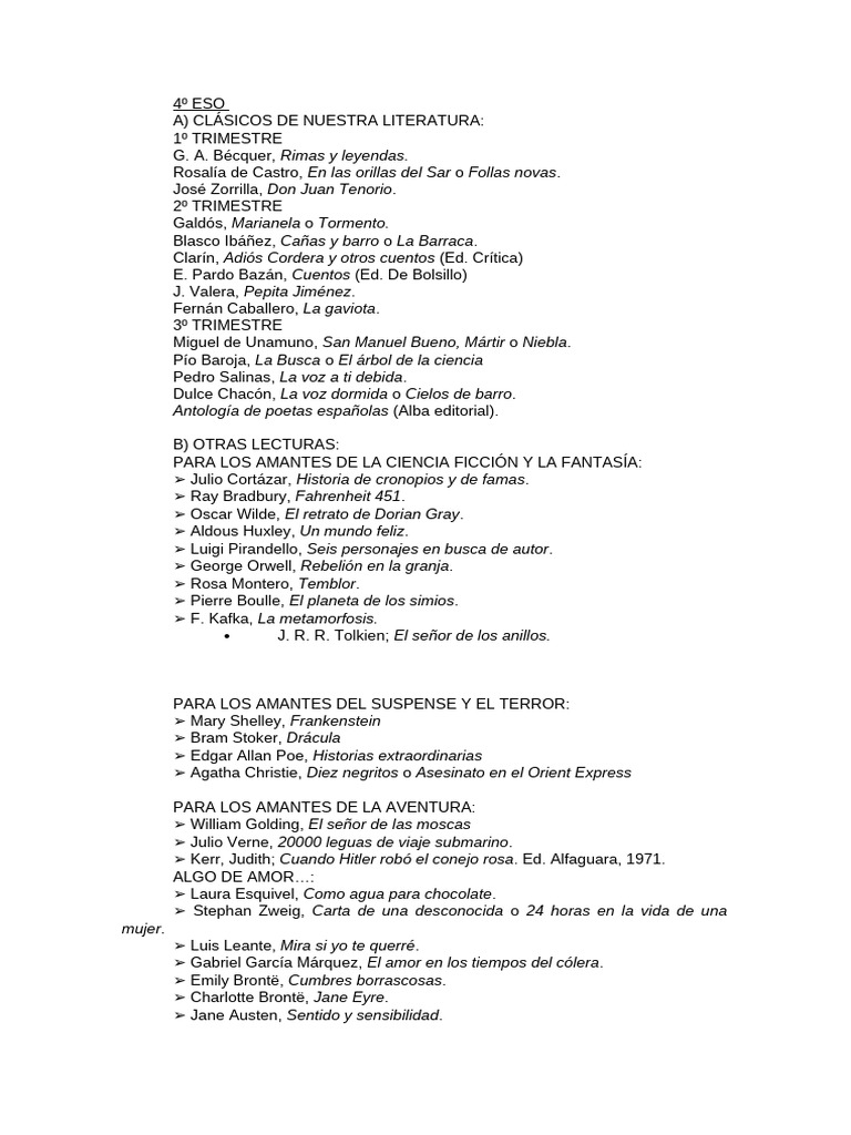 Lecturas Del Curso | PDF