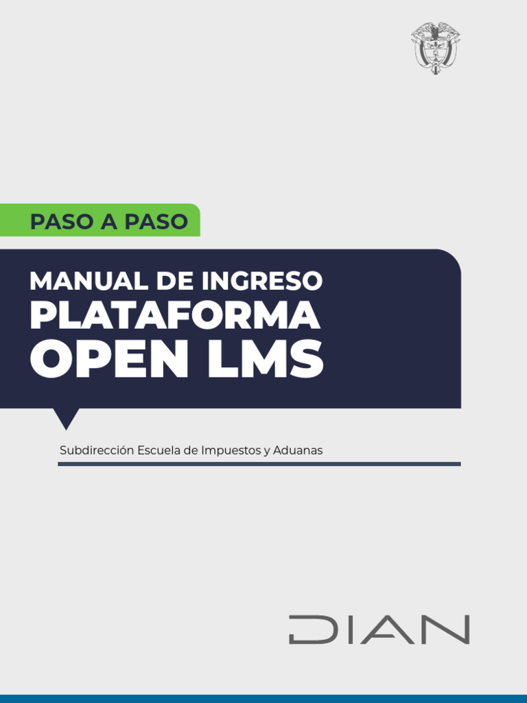 Ingreso a la Plataforma Open LMS | PDF | Botón (Computación) | Informática