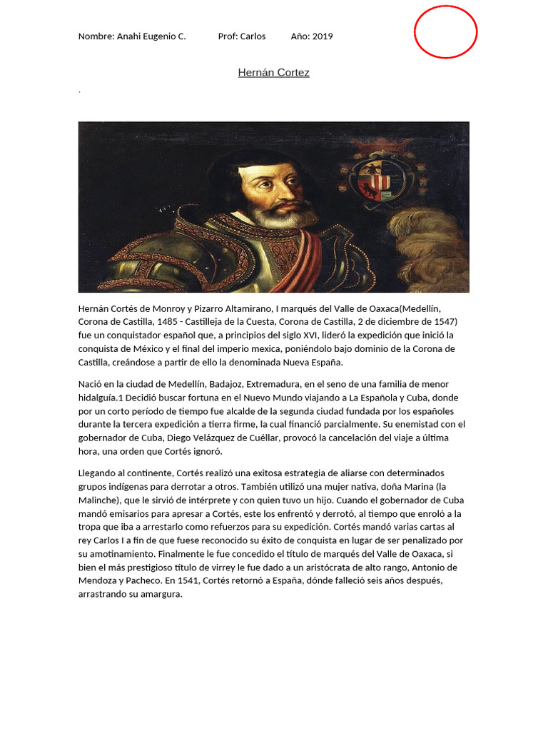 Hernán Cortez | PDF