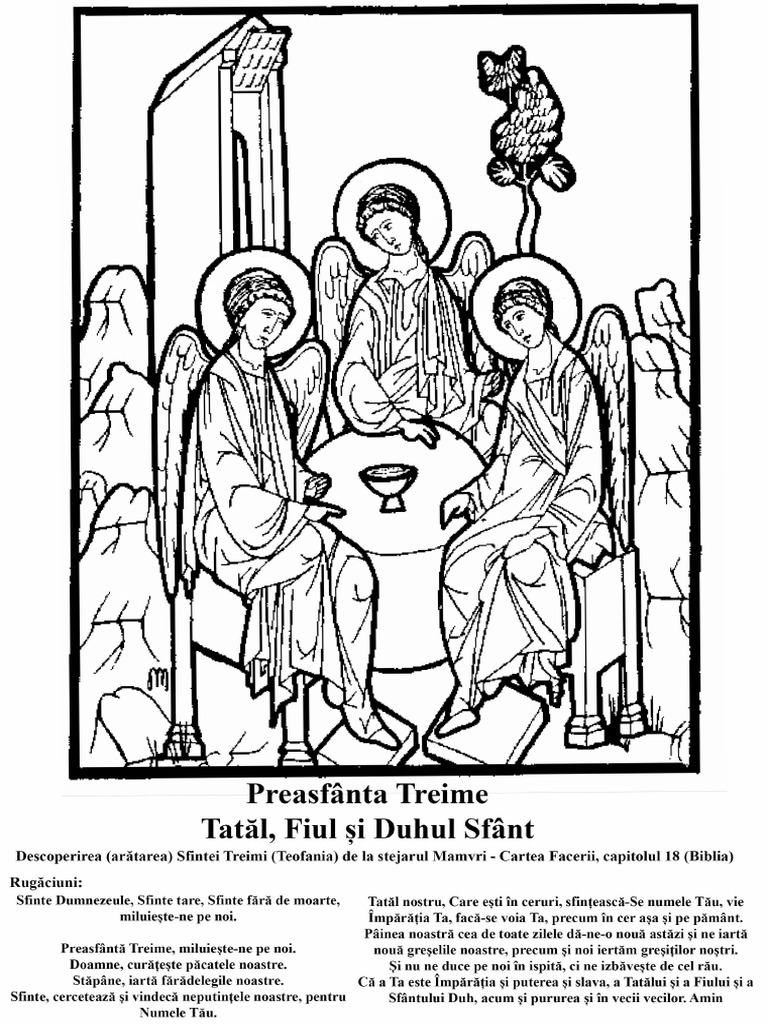 s3 Sfanta Treime Fisa de Colorat | PDF