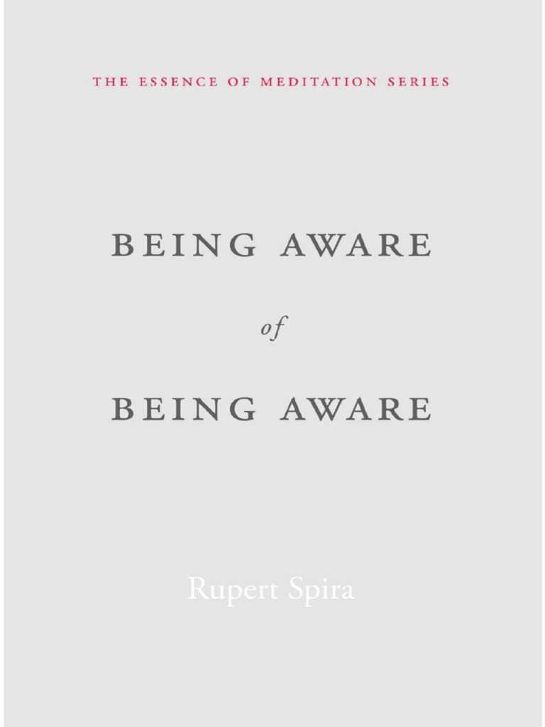 Being Aware of Being Aware (PDFDrive) | PDF