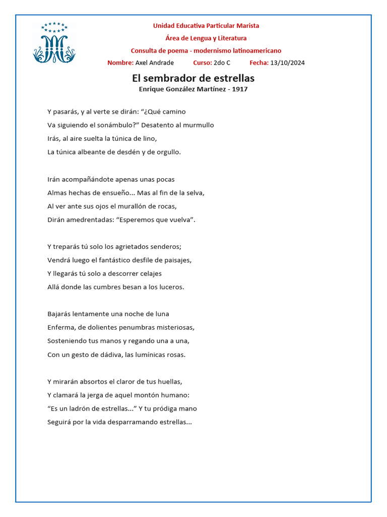 Poema | PDF | Poesía
