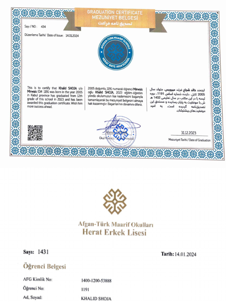 Graduation Certifcate | PDF