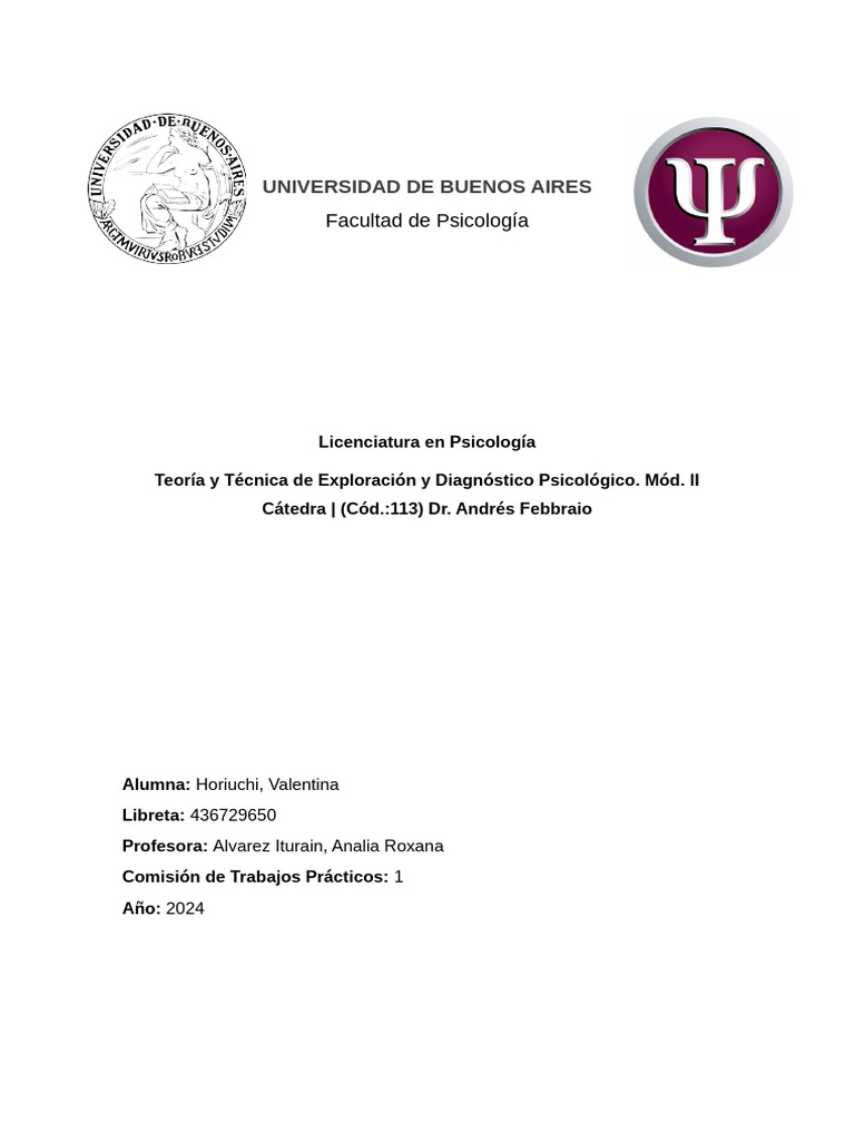 Administración de Tests Gráficos en Psicología | PDF