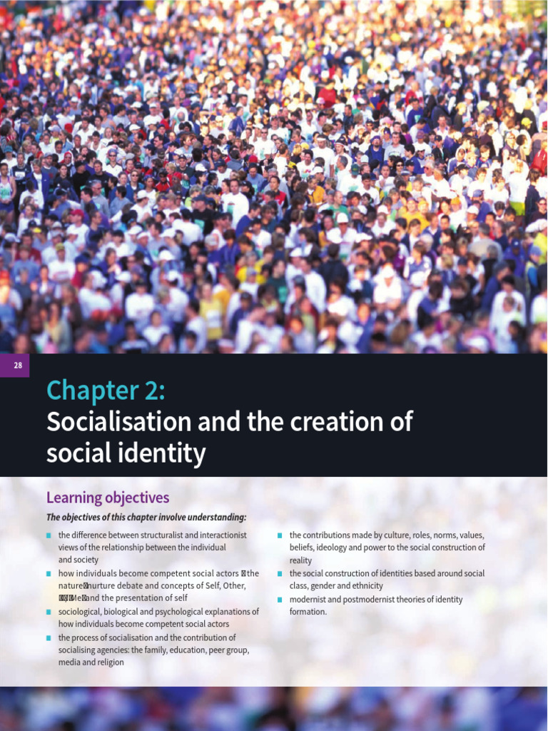 Socialisation and Identity | PDF | Socialization | Identity (Social ...