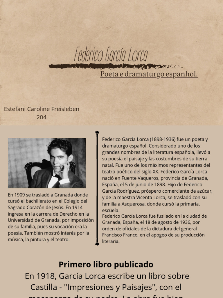 Federico Garcia Lorca | PDF | Federico García Lorca