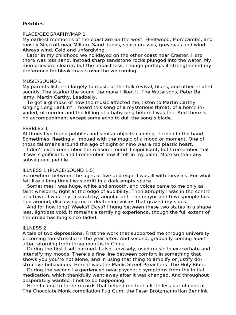 Pebbles | PDF | Poetry