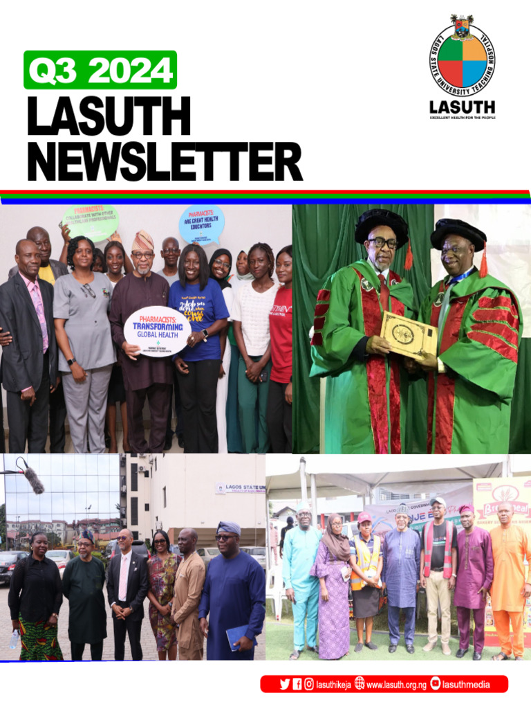 Lasuth Newsletter (q3) | PDF | Hospital | Physical Therapy