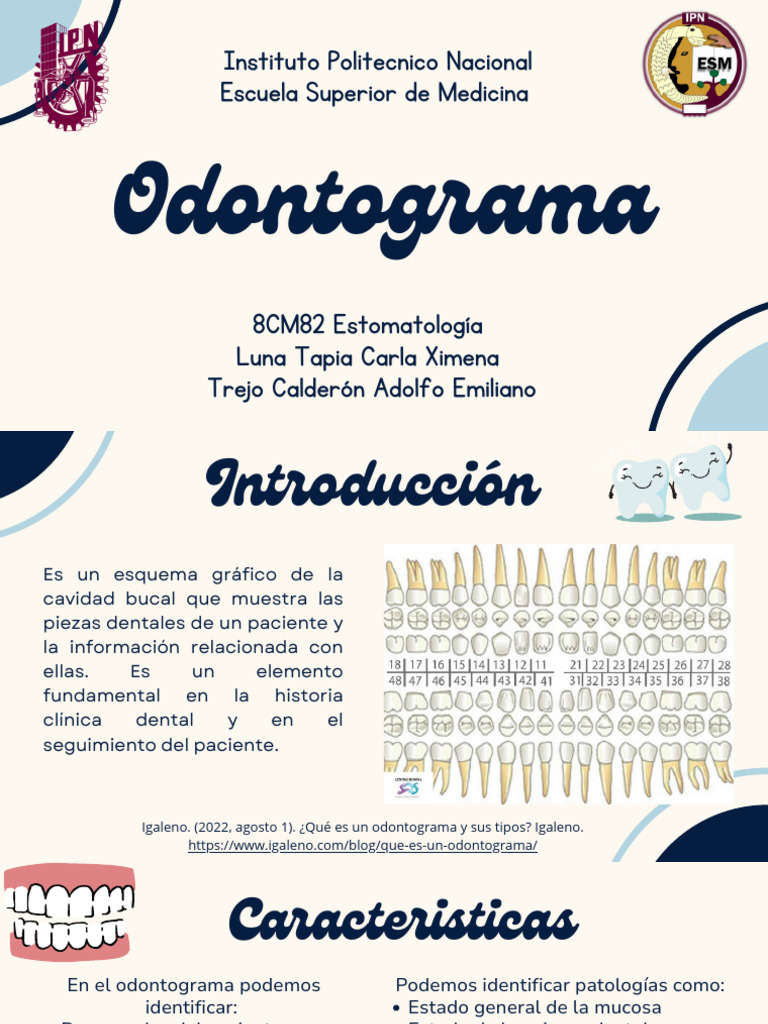 Odontograma PDF | PDF | Odontología | Ramas de Odontología