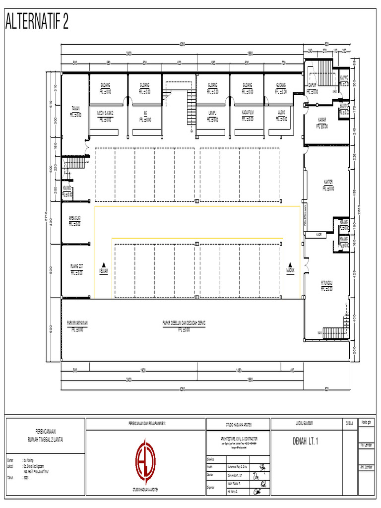 Denah Layout Bengkel Motor 2023 | PDF