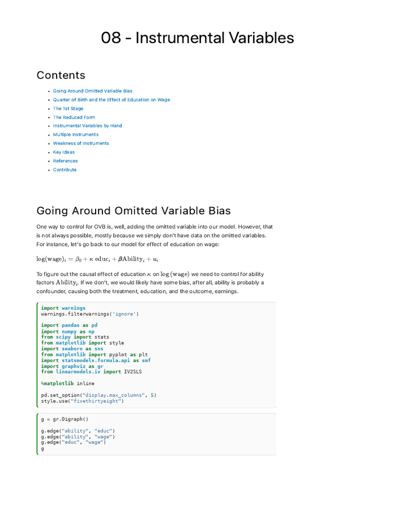 08 - Instrumental Variables - Causal Inference For The Brave and True ... 08 - Instrumental Variables - Causal Inference For The Brave and True ...