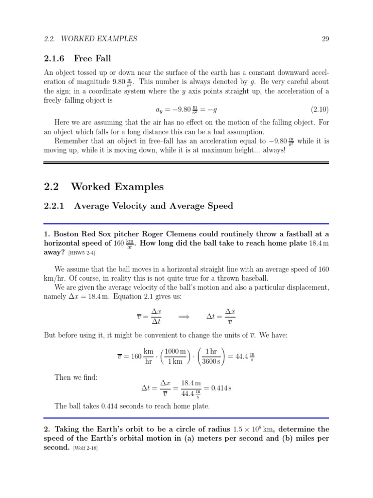 Extra Examples ch2 | PDF | Speed | Acceleration Extra Examples ch2 | PDF | Speed | Acceleration