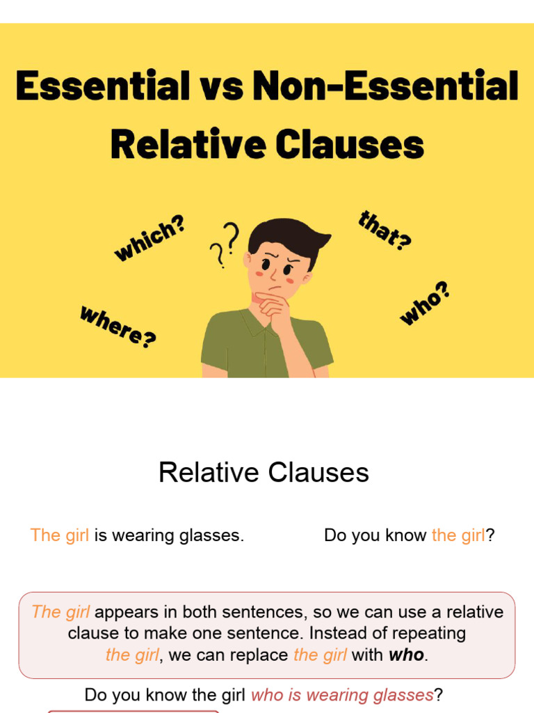 Relative Clauses | PDF