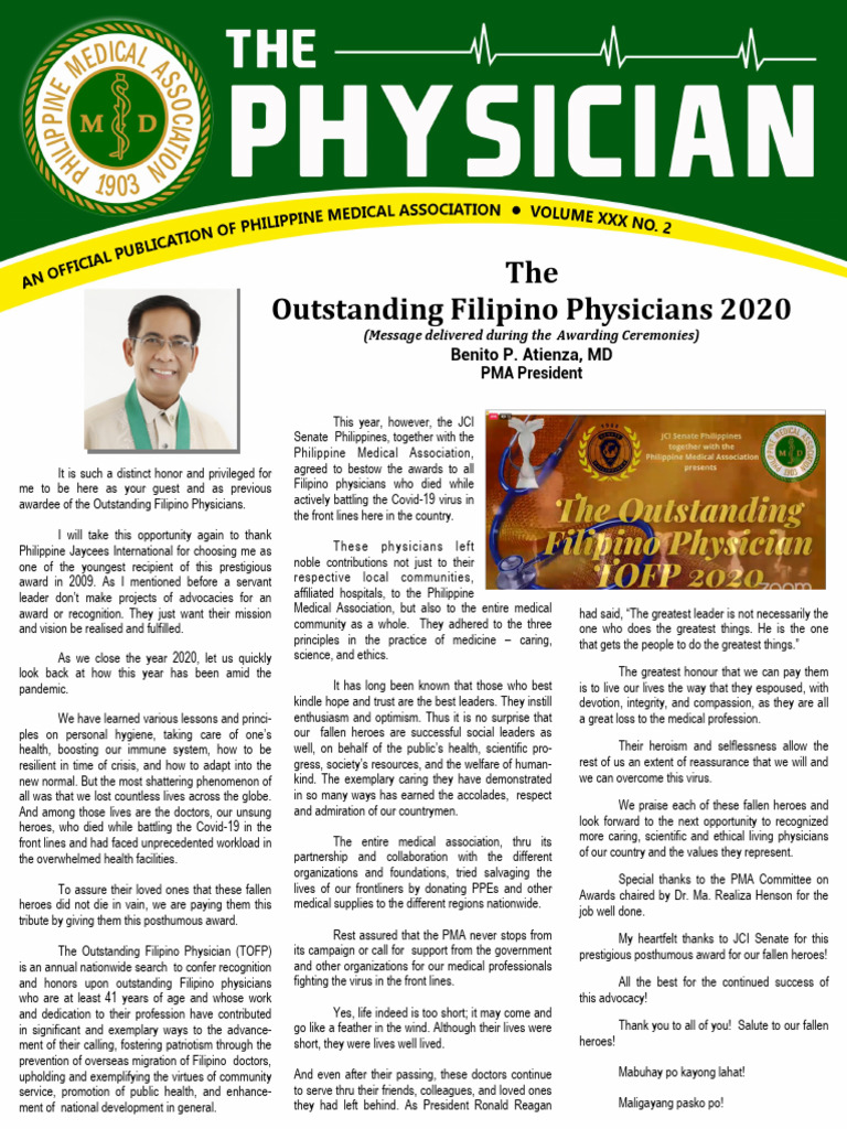 PMA Newsletter 2nd Issue Final | PDF | Vaccines | Immunology