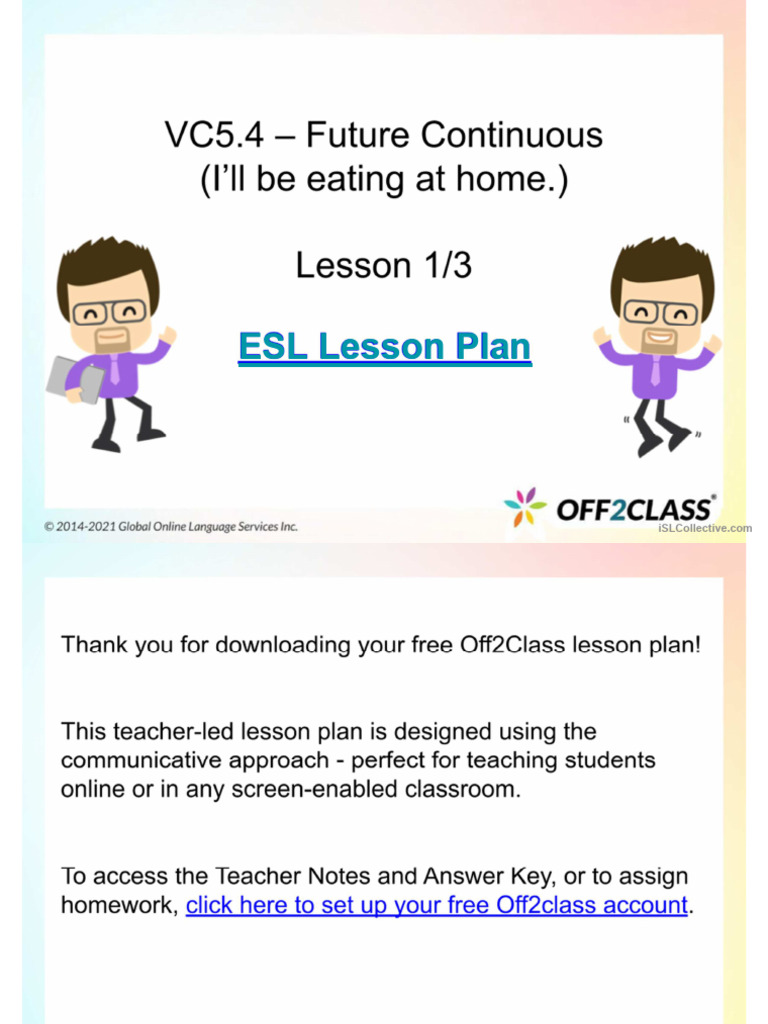 ESL Lesson Plan Overview | PDF | Language Arts & Discipline | Wellness