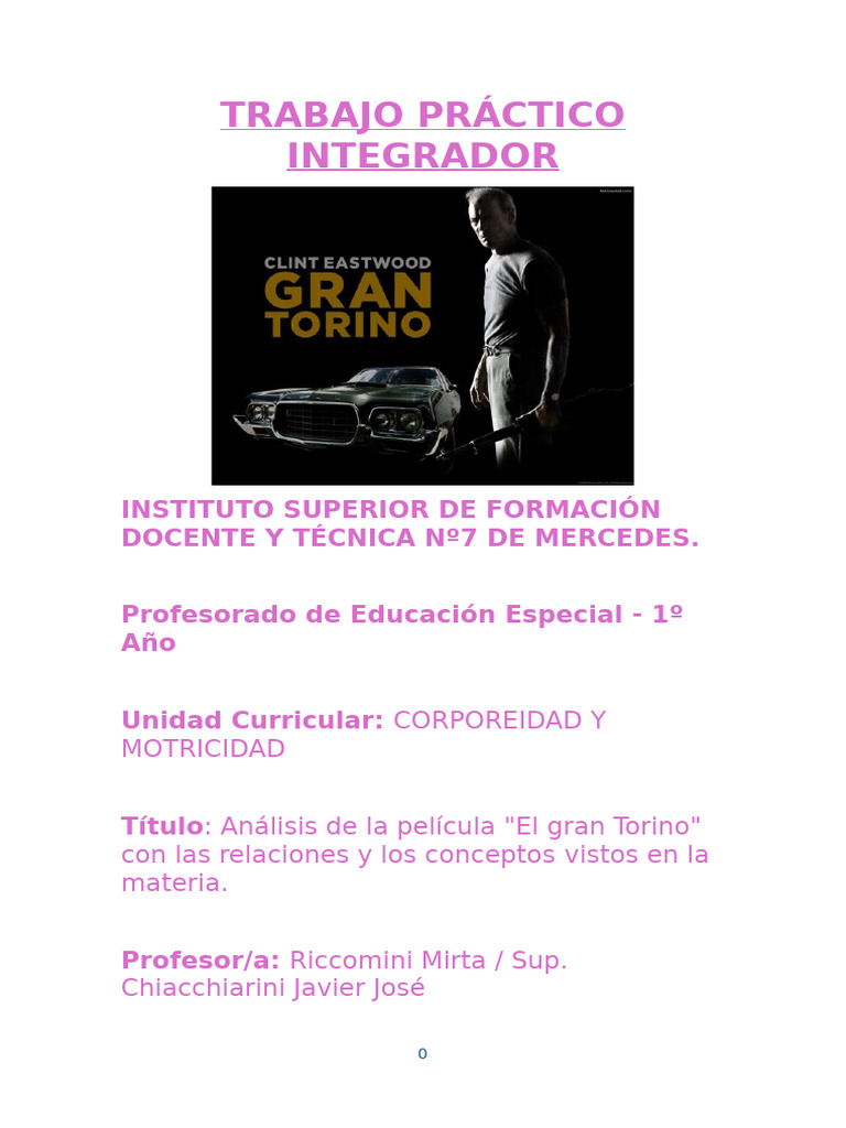 TP INTEGRADOR-CORPOREIDAD - Final | PDF | Ciencias sociales | Relaciones personales, crianza y ...