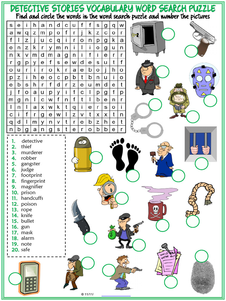 Mystery Story Vocabulary 2 | PDF