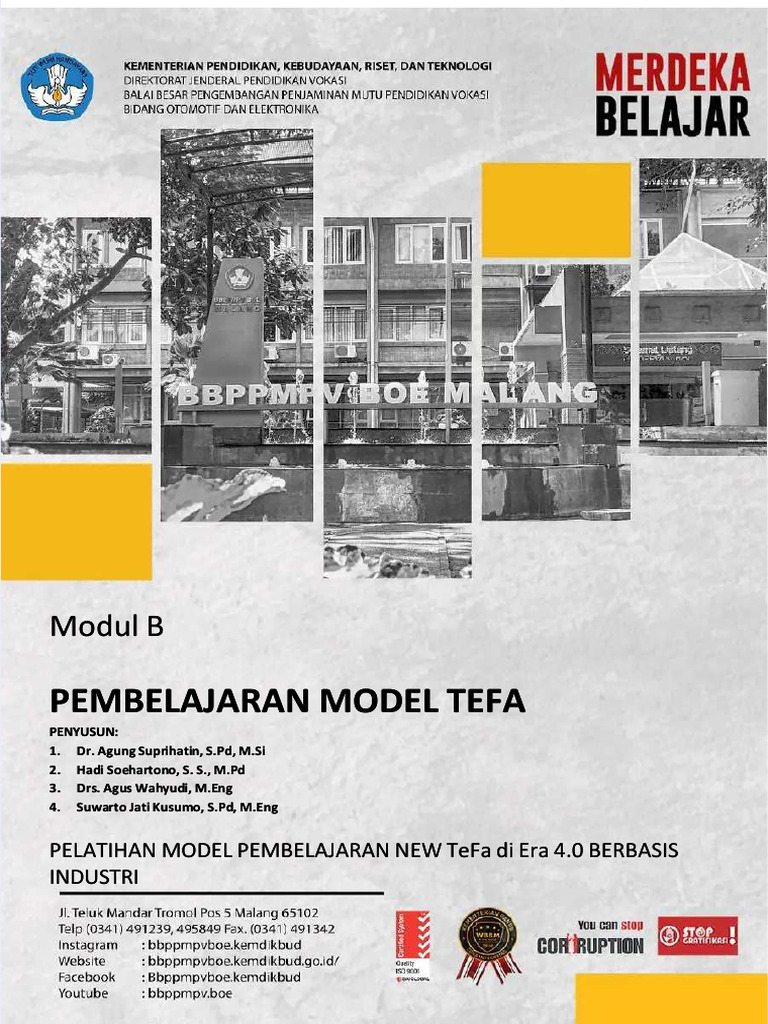 PDF Modul Ajar Pembelajaran Model Tefa Rev 1 Compress | PDF