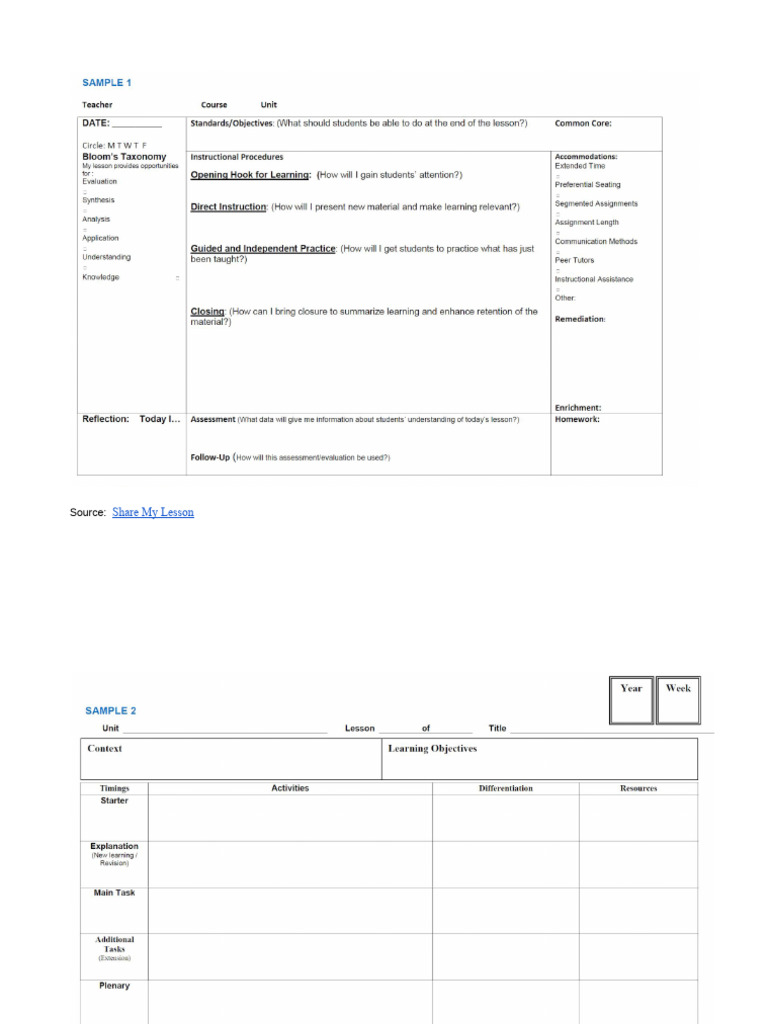 Sample-Lesson-Plan-Temp | PDF