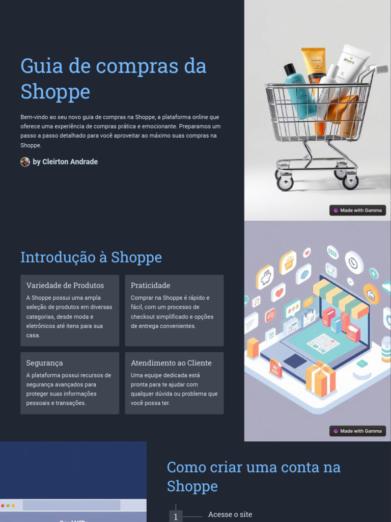 Guia de Compras Da Shoppe | PDF | Informática