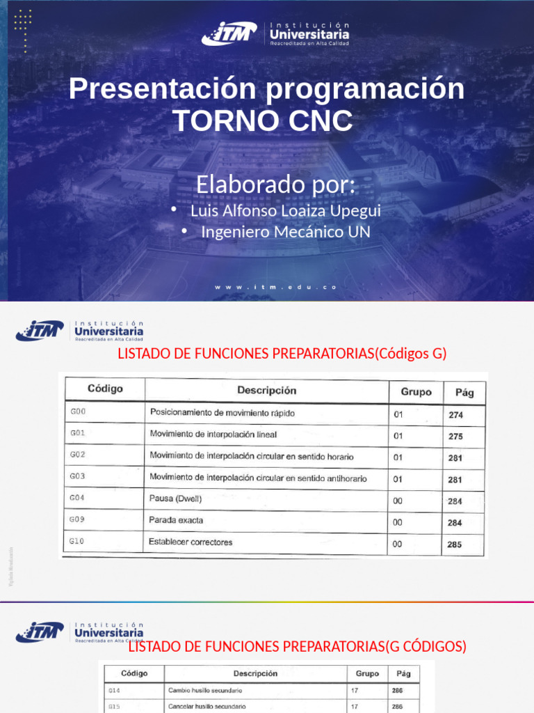 Presentación Procesos de TORNO CNC - V1 (2) - 1 | PDF