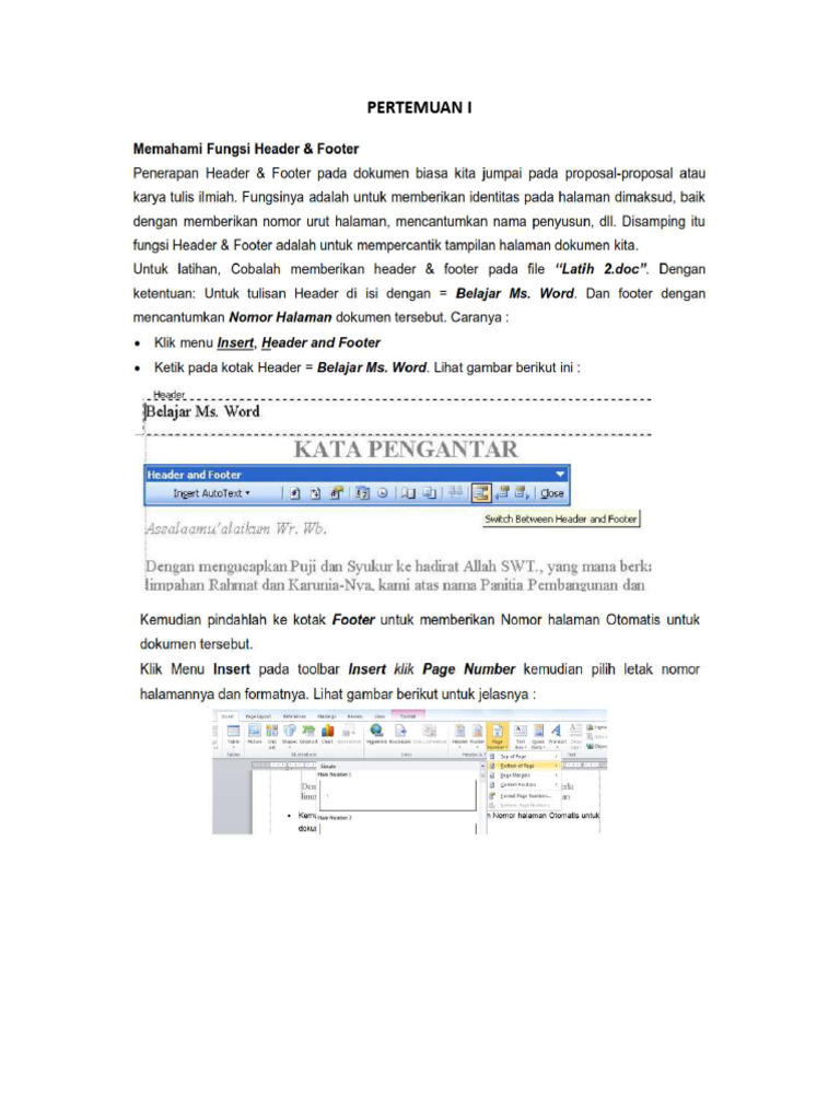 Modul 1 Ms Word Pdf