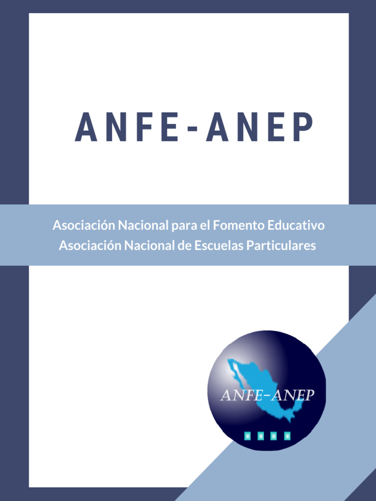ANFE-ANEP: Apoyo Integral a Escuelas Particulares | PDF | Escuelas | México