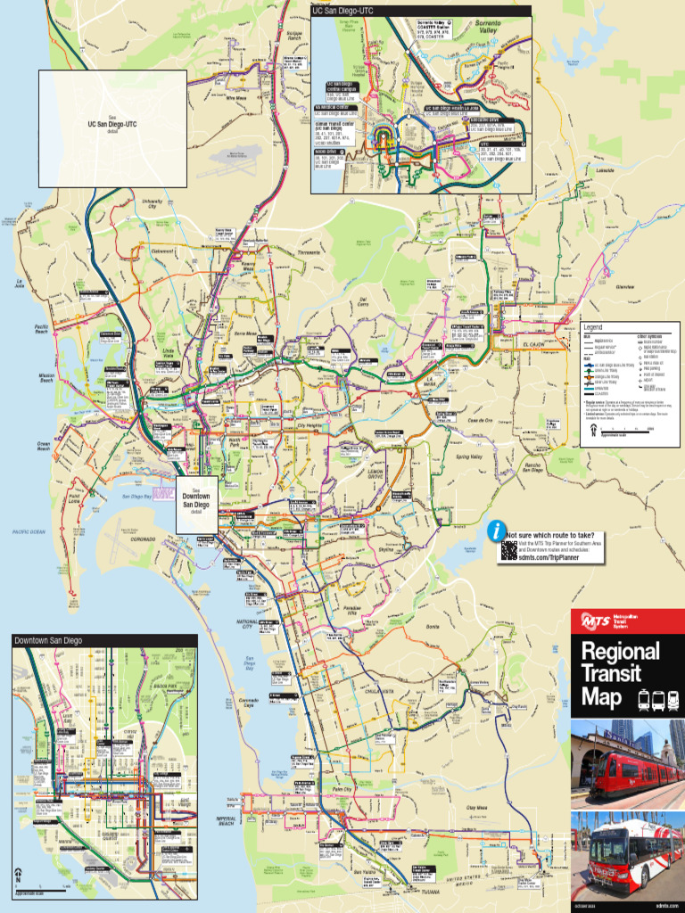 San Diego Regional Transit Map | PDF