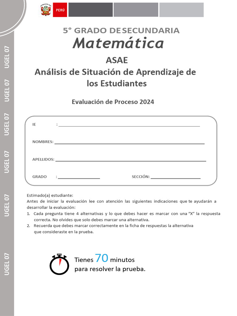 5to Matematica Asae | PDF