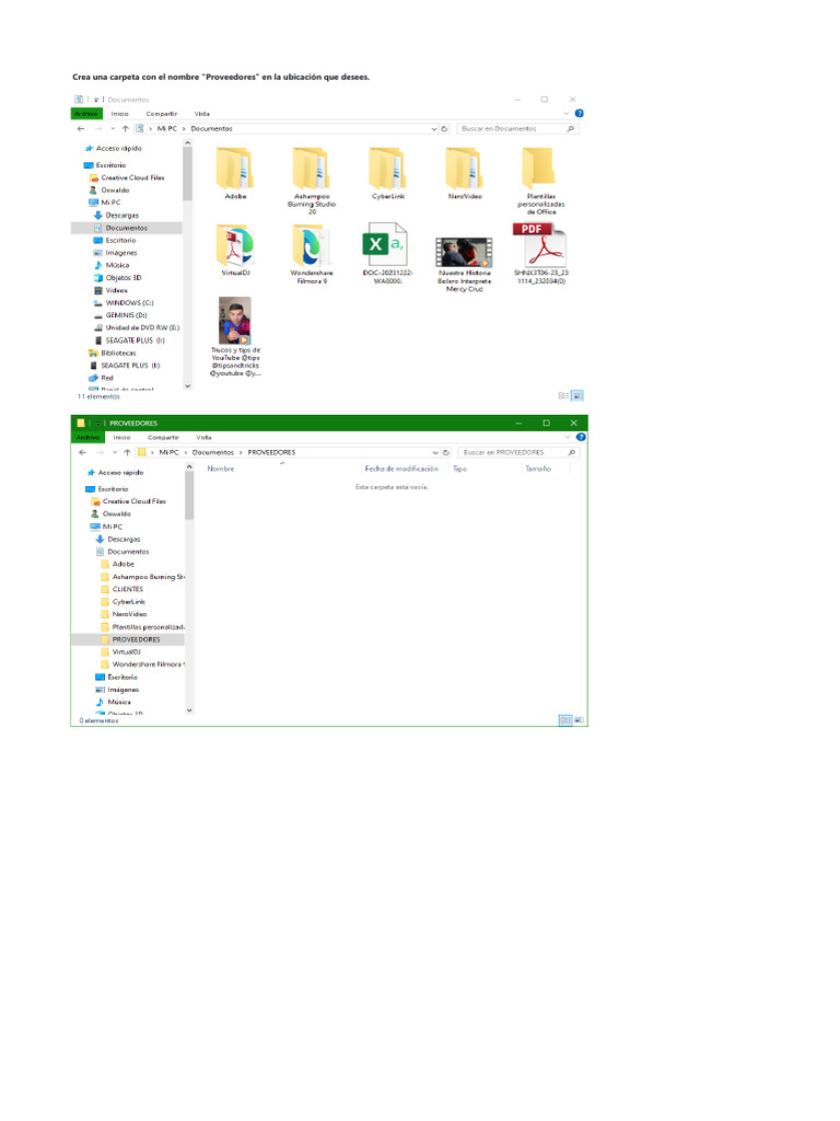E4-Ejercicio Práctico-Gestión de Archivos | PDF