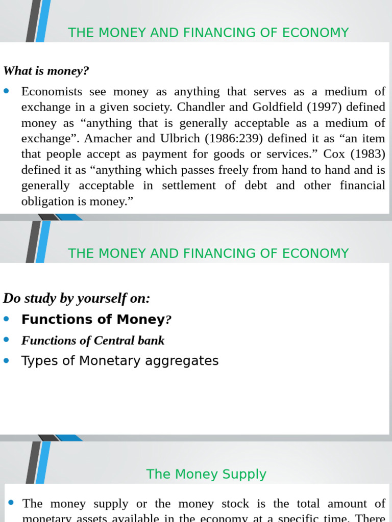 Chap4 Money | PDF | Money | Monetary Policy