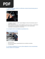 Simulacro Examen A2 Colombia 2025 | PDF | Líquidos | Motocicleta