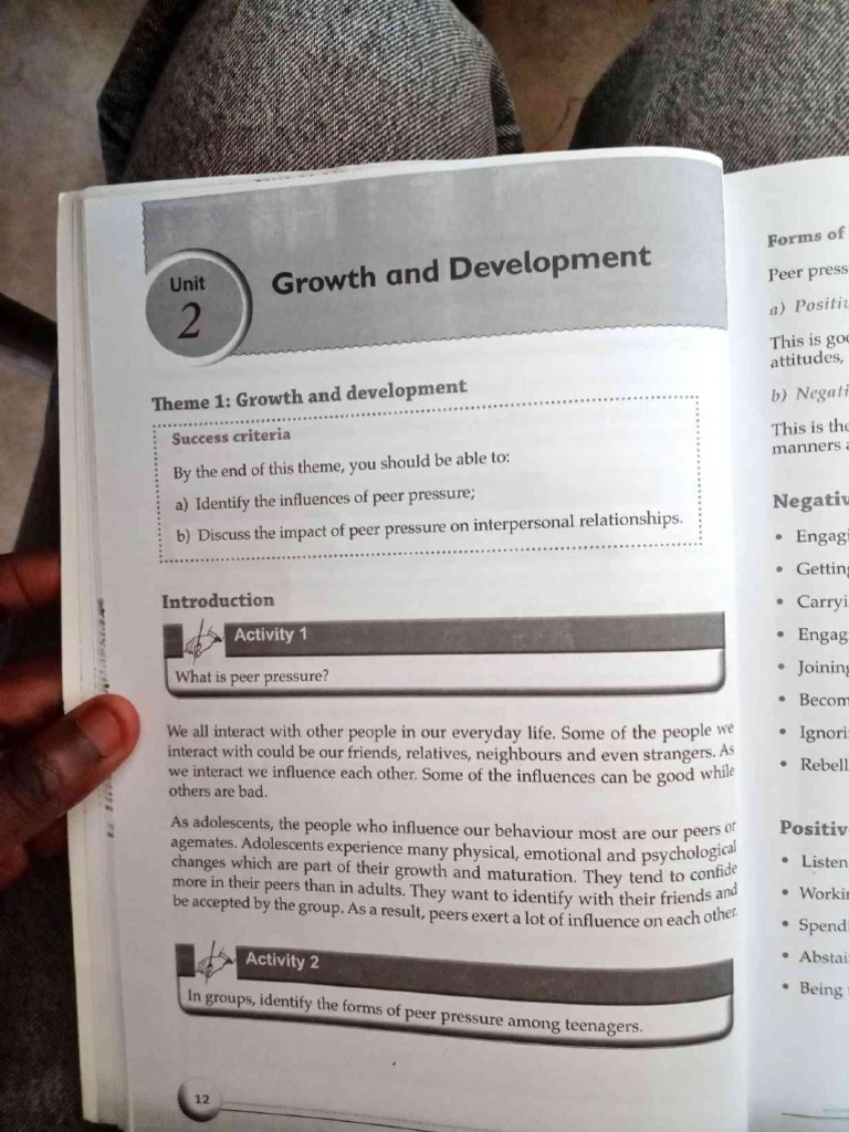 Unit 2 - Growth and Development | PDF