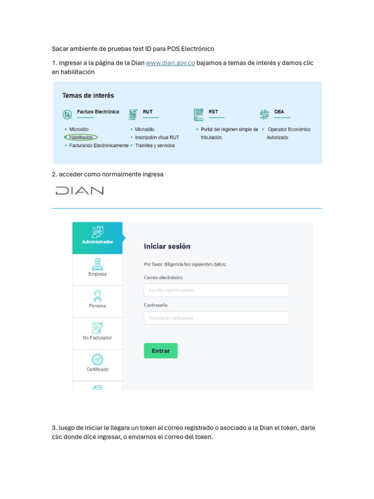 Manual para Set de Pruebas Test Id | PDF | Negocios | Finanzas y dinero