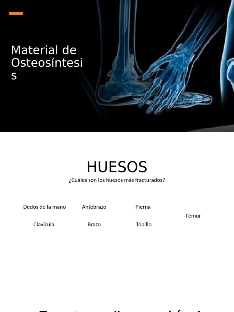 Material de Osteosíntesis | PDF