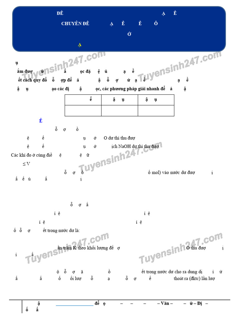 24.Đề thi - Bài toán nhôm và kim loại kiềm | PDF