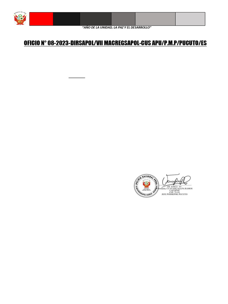 OFICIO ESTRATEGIA Agosto | PDF