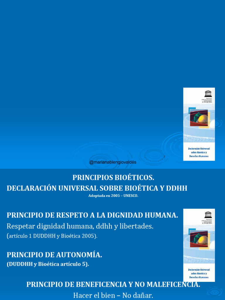 Principios de Bioética y Autonomía | PDF | Bioética | Autonomía
