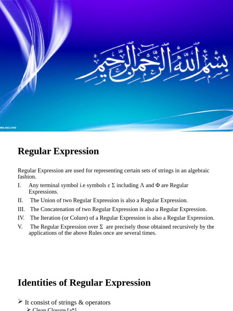 Regular Expressions Guide | PDF | Teaching Methods & Materials