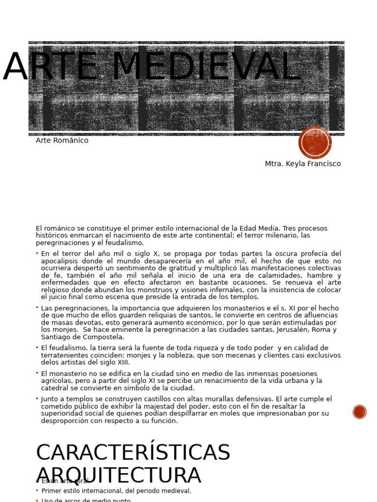 Arte Medieval - Arte Románico - Int | PDF | Historia